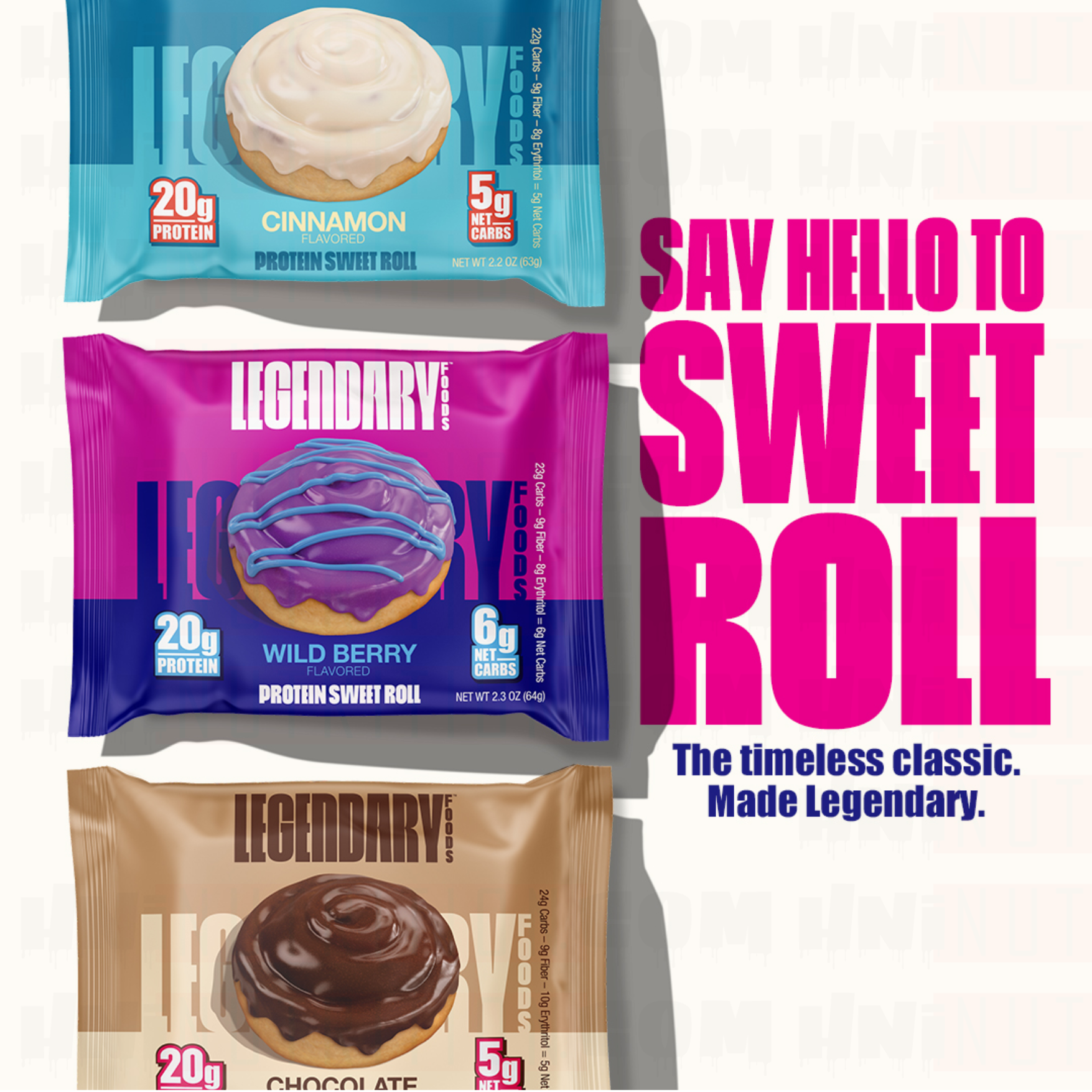 LEGENDARY FOODS PROTEIN SWEET ROLL – H&I Nutrition